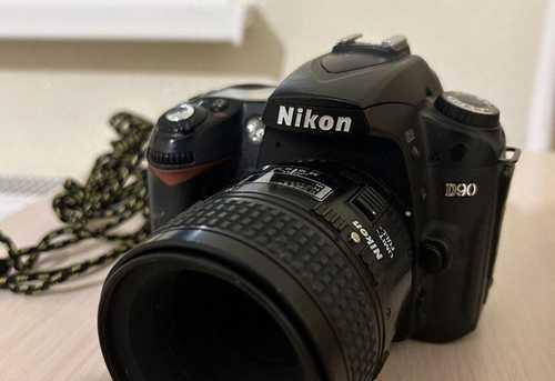 Nikon d90 и объектив nikkor 60mm