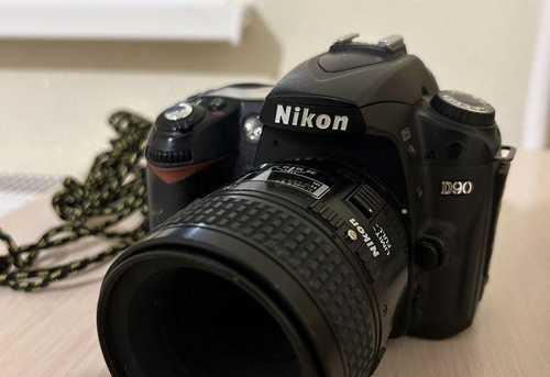 Nikon d90 и объектив nikkor 60mm