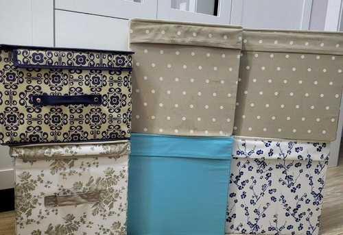 Коробка для хранения IKEA 5шт + 1 шт