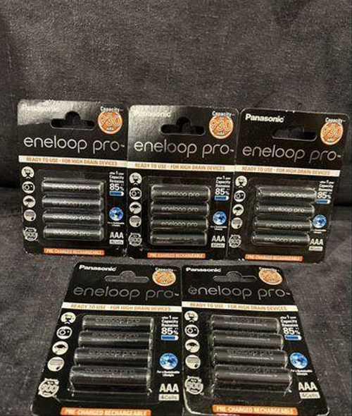 Новые Panasonic Eneloop Pro AAA (блистер 4 шт)