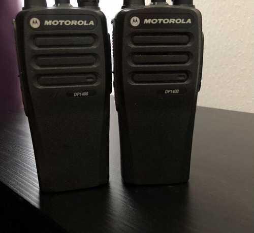 Рация motorola dp 1400(пара)