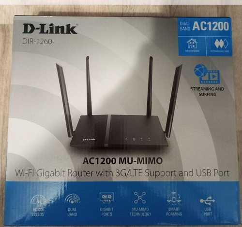 Wi-Fi роутер D-Link DIR-1260