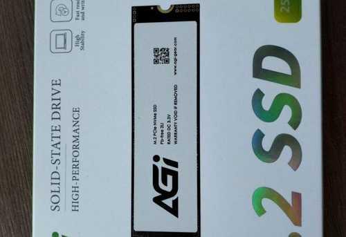 256 гб SSD M.2 накопитель AGI AI198