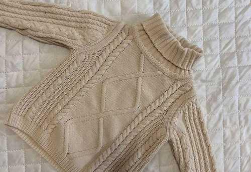 Вязаный свитер детский 80-86