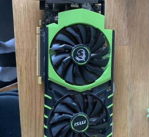 Видеокарта MSI GeForce GTX 970 Gaming на запчасти