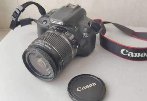 Canon EOS 100D kit (пробег 8 т.к.)
