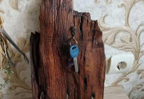 Ключница настенная из дерева. Деревянный декор