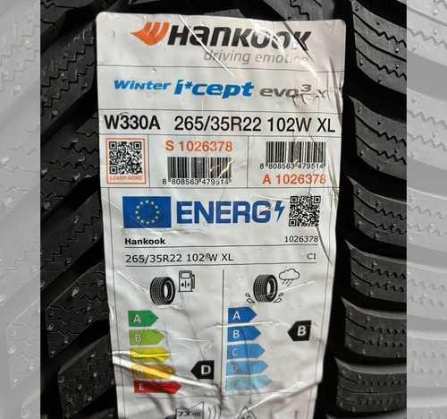 Hankook Winter I'Cept Evo 3 W330A 265/35 R22 102W