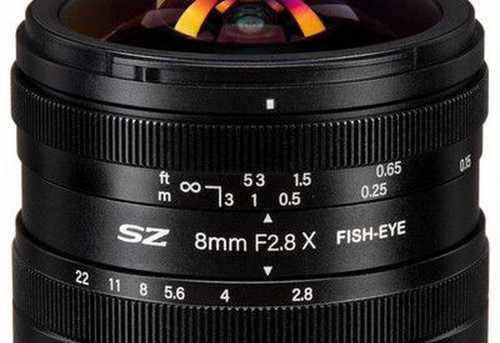 Объектив Tokina SZ 8mm f/2.8 Fisheye MF Fujifilm X