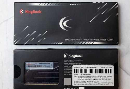 DDR4 32Gb 3600 CL18 xmр кingbank (2x16Gb), Новые