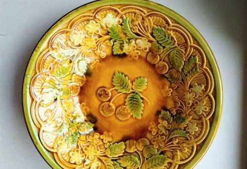 Тарелка блюдо керамика СССР