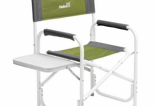 Кресло директорское с отк.стол. серый/зеленый (Т-H