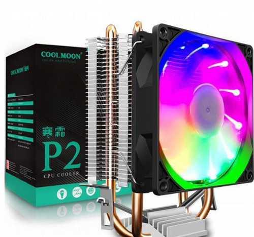 RGB Башенный кулер для Intel и AMD coolmoon P2