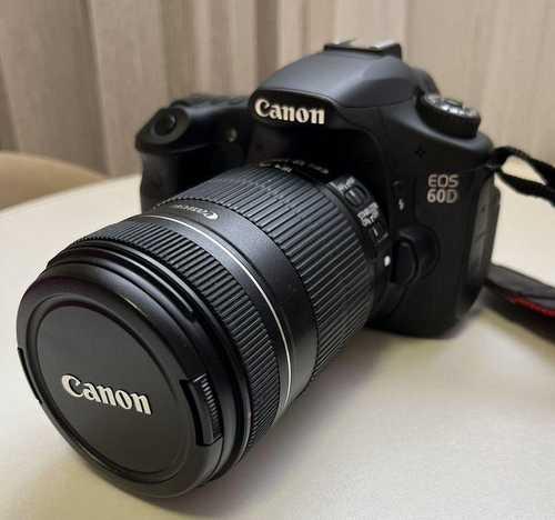 Фотоаппарат canon 60d с объективом бу