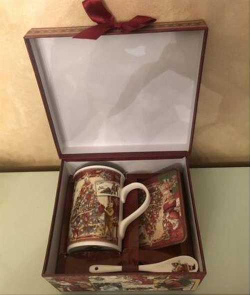 Чайный набор новогодний в подарочной коробке