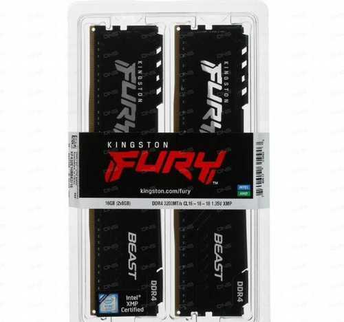 Оперативная память Kingston fury Beast Black KF432