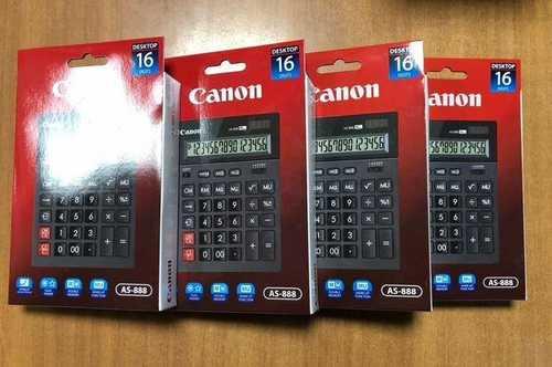 Калькуляторы бухгалтерские Canon AS-888 опт/розн