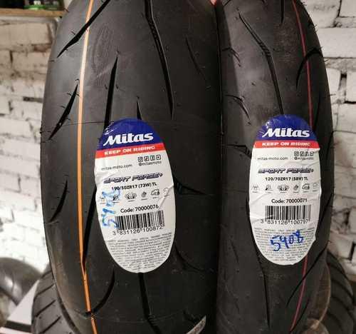 Mitas Sport Force 120/70-17 и 190/50-17