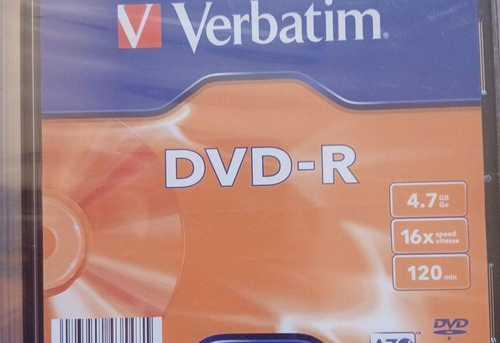 Болванки DVD-r Verbatim 4.7 Gb