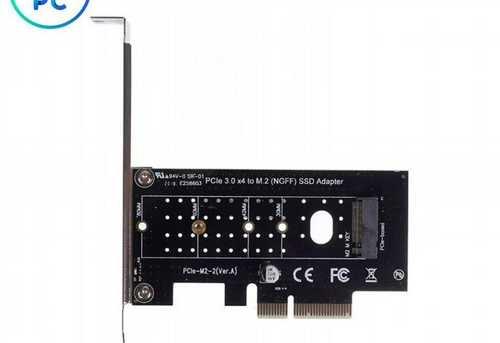 Адаптер PCI-E M.2 ngff for SSD V2 + Heatsink Ret