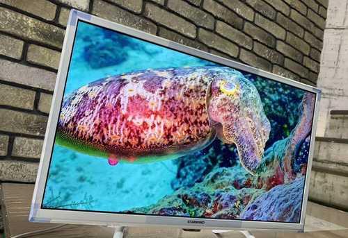 Белый телевизор с отличным Smart TV + настройка