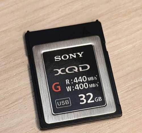Бронь Кирилл Карта памяти Sony XQD 32Gb