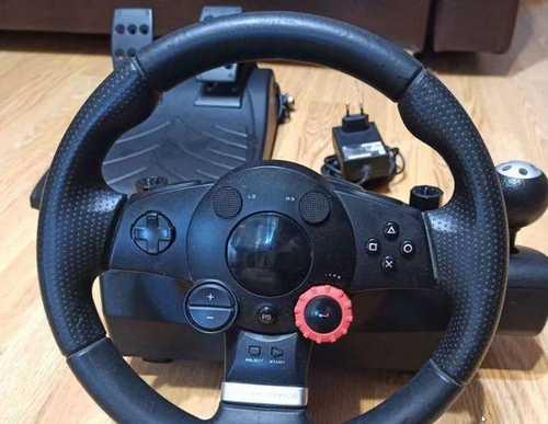 Игровой руль logitech driving force gt