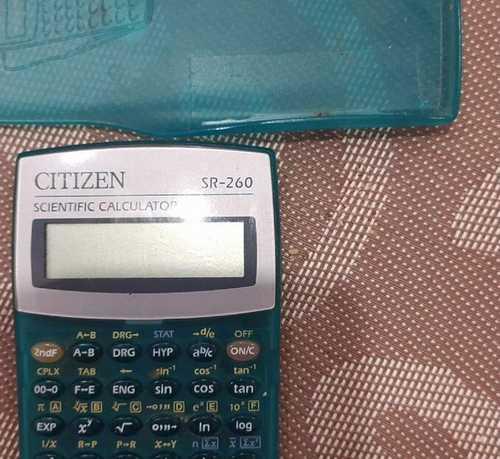 Калькулятор инженерный Citizen sr-260
