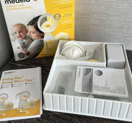 Молокоотсос электрический medela swing flex