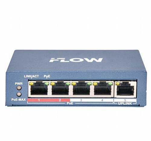 Iflow коммутатор F-SW-EU205POE-V на 4порта