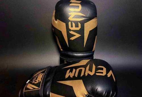 Боксерские перчатки Venum DX Black Gold