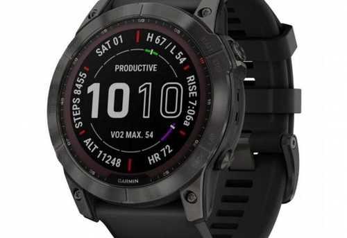 Garmin Fenix 7X Sapphire Solar Carbon Gray новые