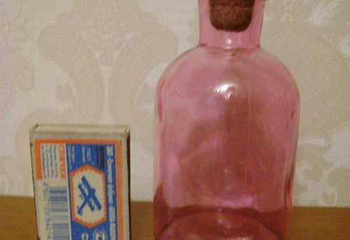 Бутылка с пробкой стекло100мл для интерьер Колпино