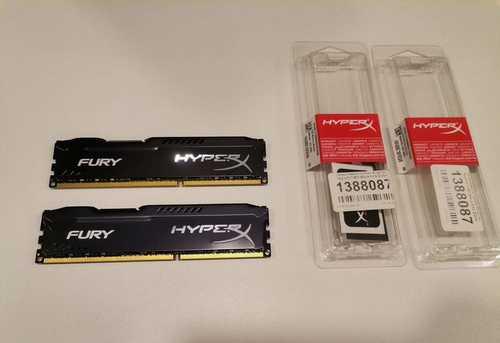 HyperX fury Black ddr 3 16gb