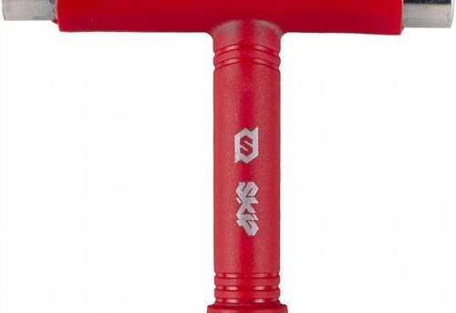 Ключ для скейтборда skip T-Tool красный Vor212