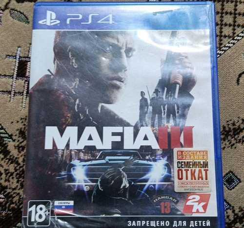 Диски на ps4 mafia 3