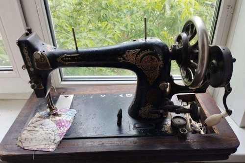 Швейная машина Gritzner Durlach 19 век рабочая