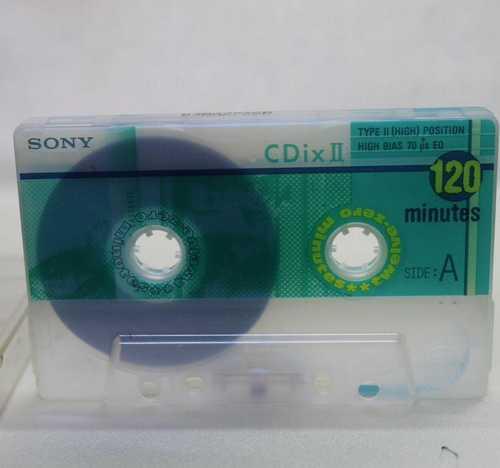 Аудиокассета Sony CDix II 120.Type II.CrO2. Japan