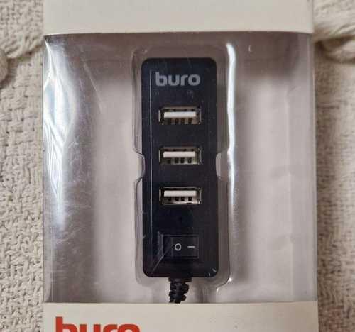 USB-хаб Buro 4 порта usb 2.0