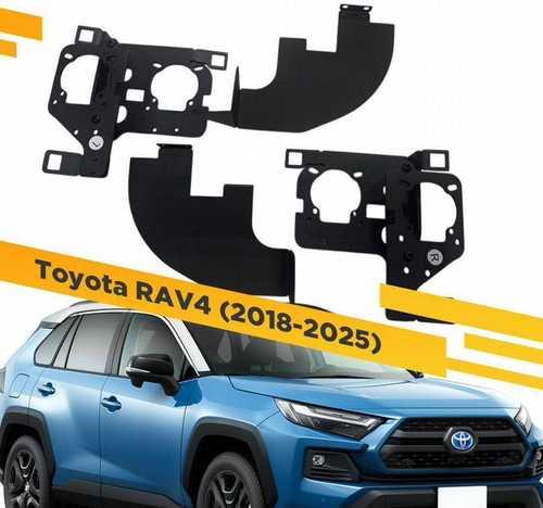 Рамки для замены линз в фарах Toyota RAV4 2018-202