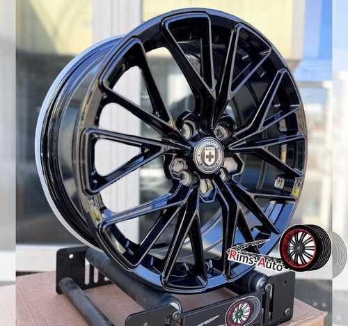 Диски hre r17 4 100,4x114.3 черный глянец