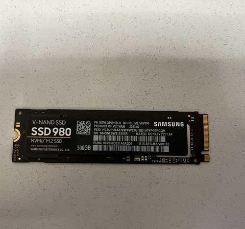 Ssd m2 512gb samsung 980