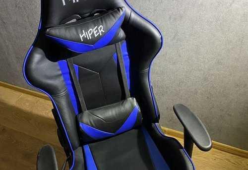 Игровое кресло hiper HGC102 черный/синий