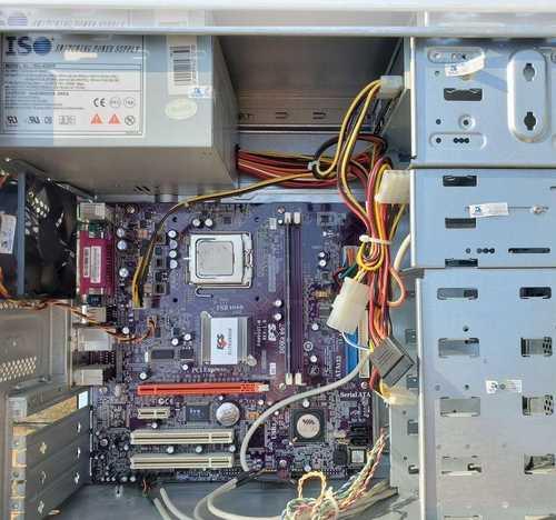 Комплект ECS P4M900T-m, Core2Duo e4400, 1Gb ram