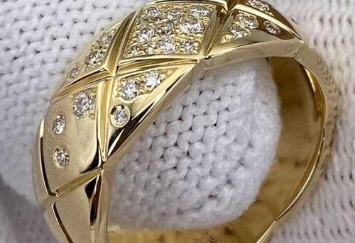 Золотое кольцо chanel В наличии