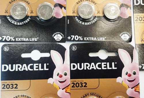 Элемент питания duracell 2032 литиевые