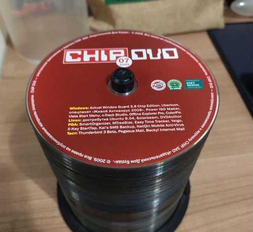 100 CD/DVD дисков журнала chip