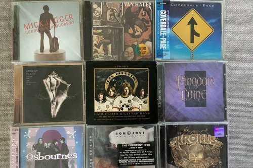 CD диски фирменные (рок)
