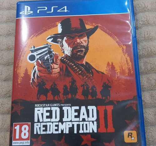 Диски на ps4 red dead redemption 2