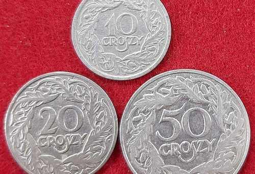 Набор монет. Польша. 1923г